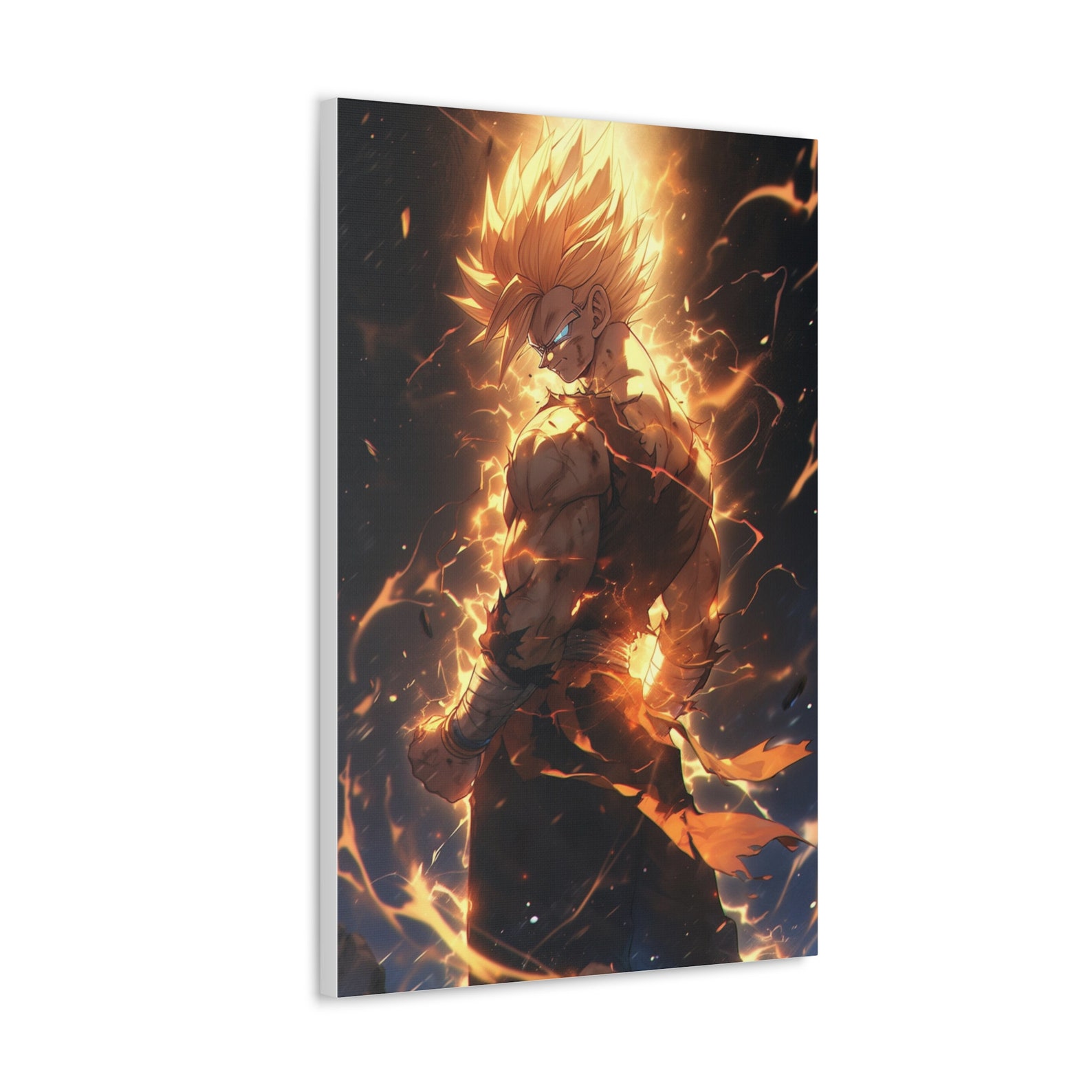 DBZ Gohan SSJ Inspired Fan Art Anime Poster, Available in 5x7, 12x18 ...