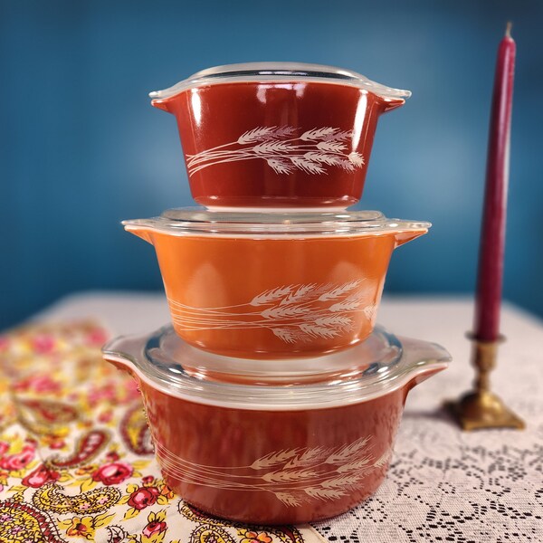 Pyrex Autumn Harvest - Etsy