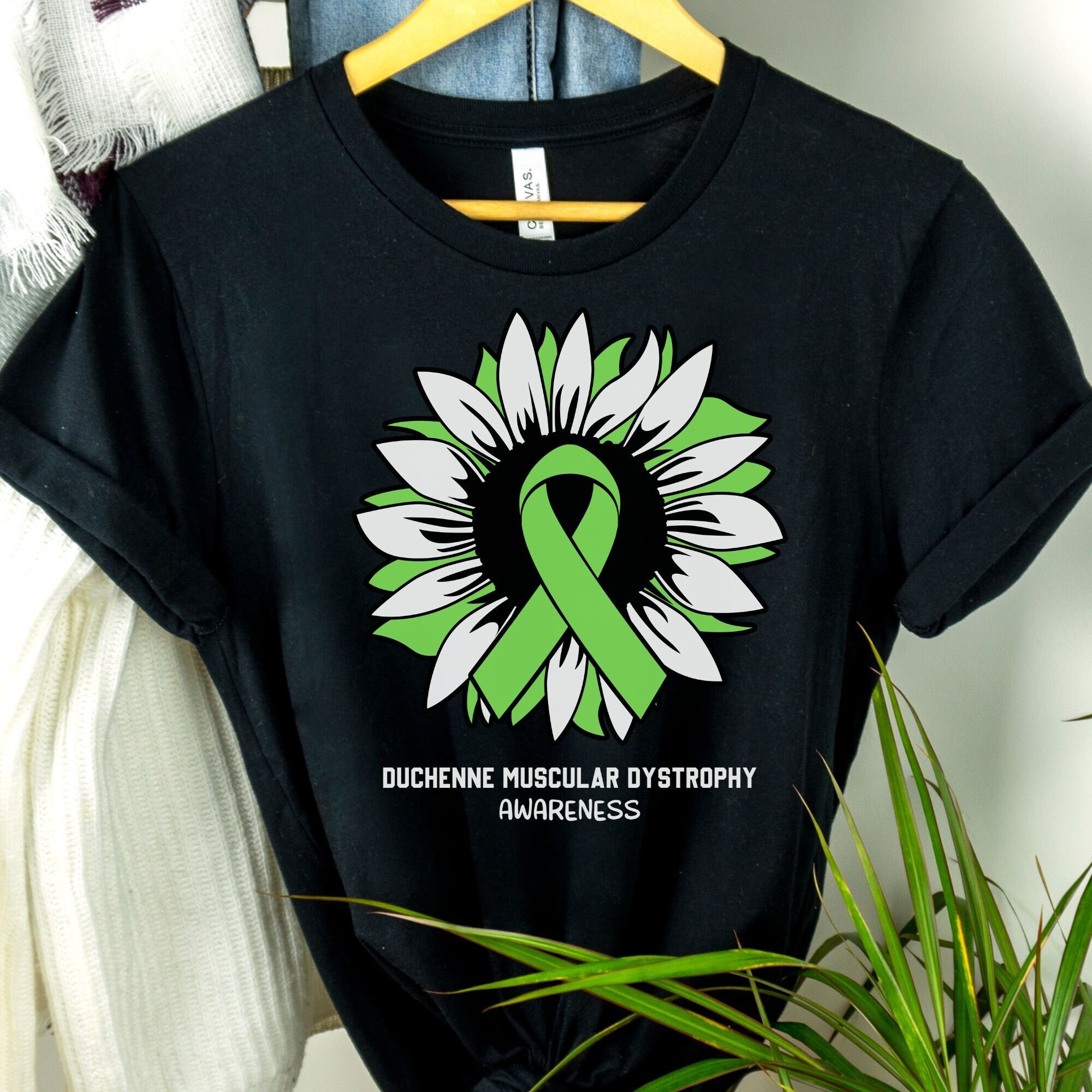 Duchenne Muscular Dystrophy, DMD Awareness DMD Shirt, Lime Green Ribbon ...
