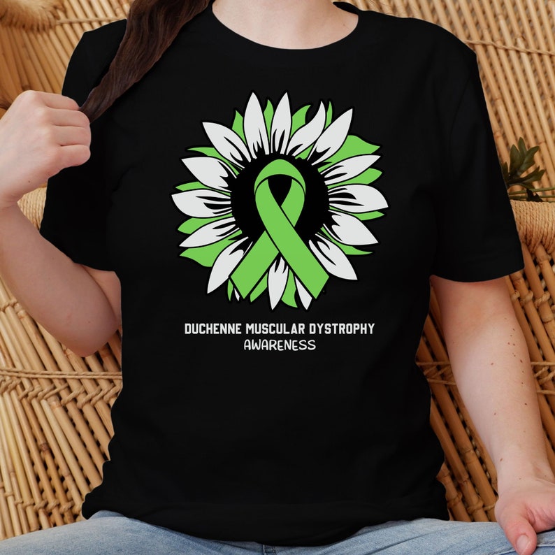 Duchenne Muscular Dystrophy, DMD Awareness DMD Shirt, Lime Green Ribbon ...