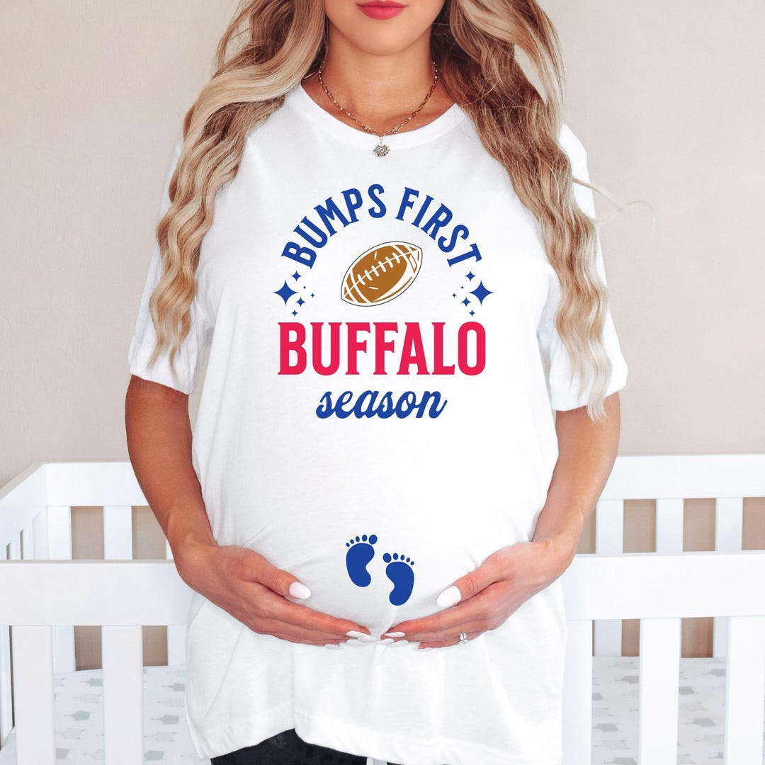 Busy Growing a Buffalo Fan, Buffalo Bills Maternity Shirt, New York ...