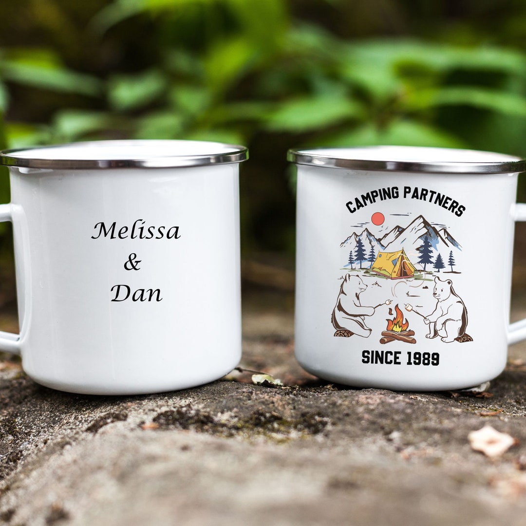 Personalized Camping Mugs, Couple Camping Mug, Camping Lover, Gift for ...