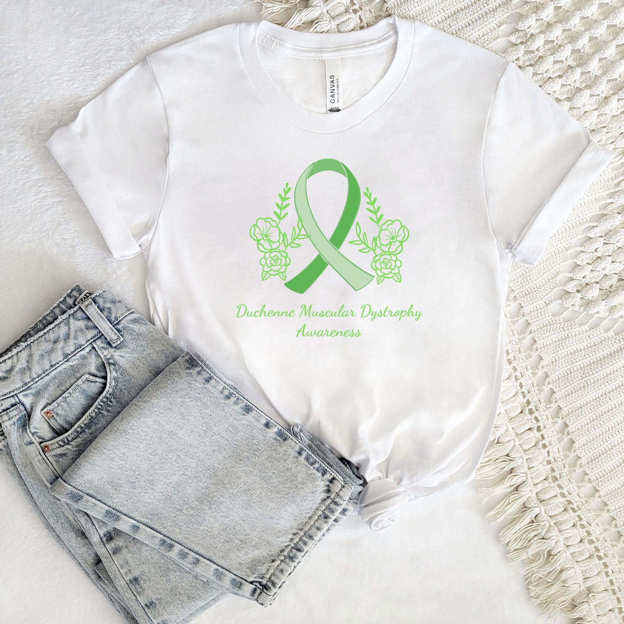 Duchenne Muscular Dystrophy, DMD Awareness Shirt, DMD Tee, Lime Green ...