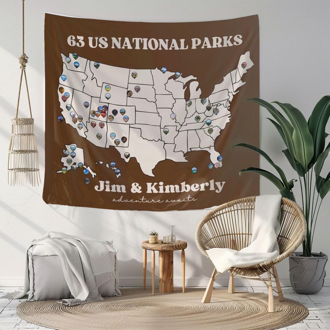 National Park Sign, National Park Gift for Couple, Adventure Couple ...