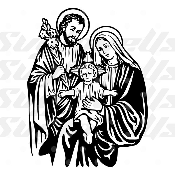 Jesus Mary Joseph - Etsy