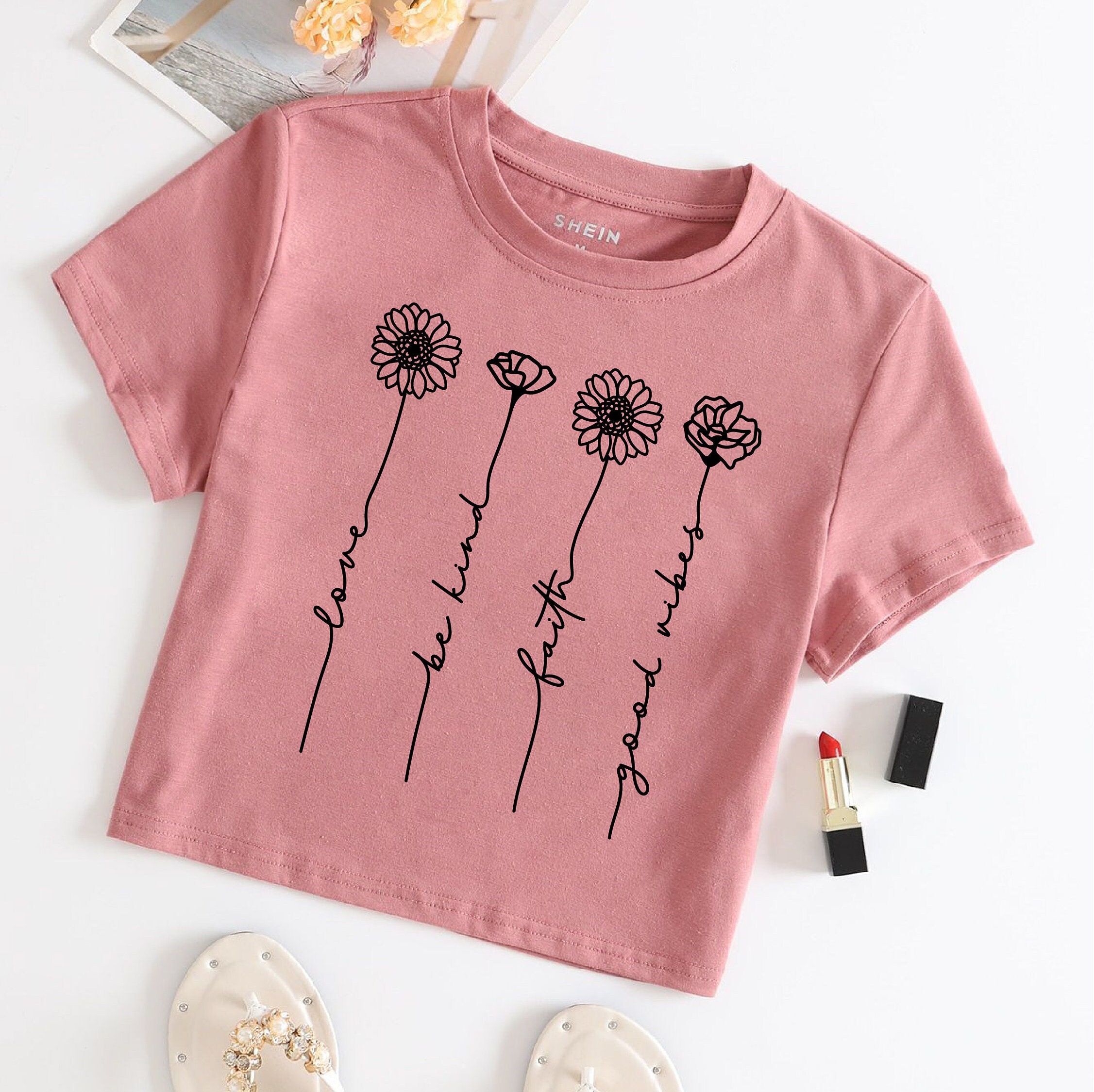 Flower Words Svg, Faith Svg, Be Kind Svg, Love Svg, Good Vibes Svg ...