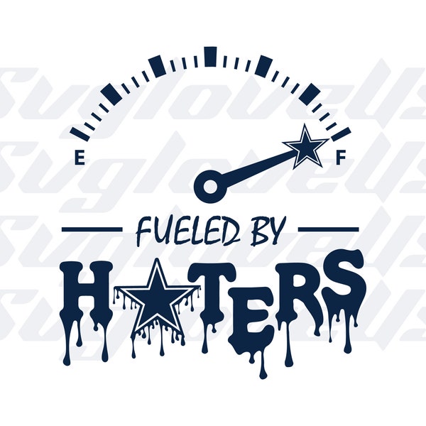 Dallas Cowboys Fueled by the Haters Tshirt - Etsy