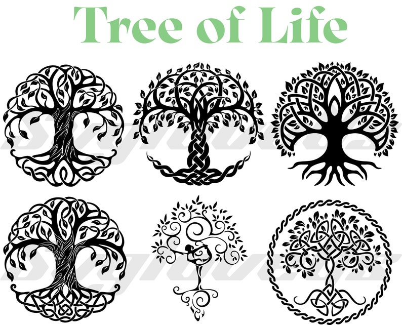 Tree of Life Svg, Family Tree Svg, Yoga Meditation Svg, Flower of Life ...