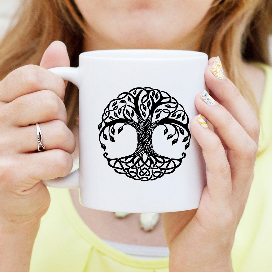 Tree of Life Svg, Family Tree Svg, Yoga Meditation Svg, Flower of Life ...