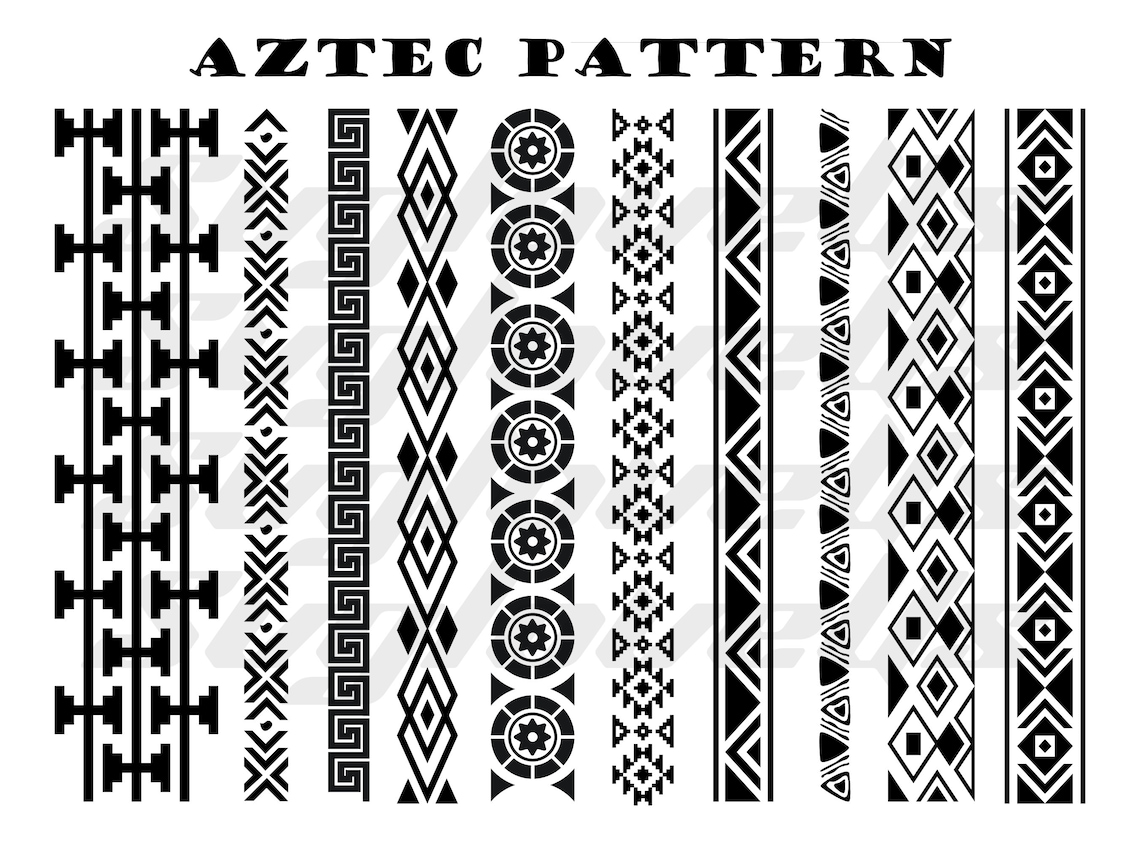 Aztec Pattern Svg, Design for Cricut, Instant Download, American ...