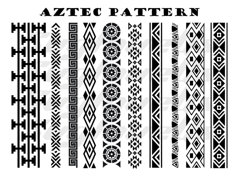 Aztec Pattern Svg, Design for Cricut, Instant Download, American ...