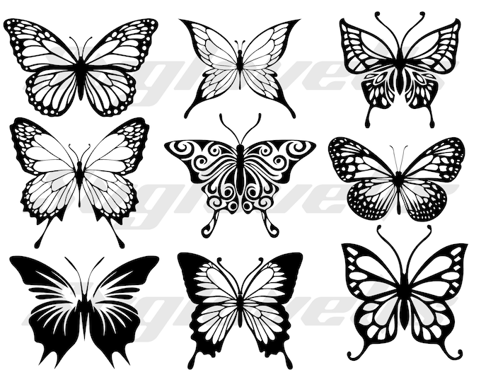 Butterfly Svg, Butterfly Svg Bundle,butterflies, Butterfly Svg for ...