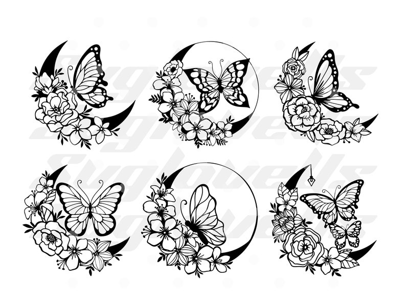 Butterfly Svg, Butterfly Flowers Svg Bundle, Butterflies, Butterfly ...