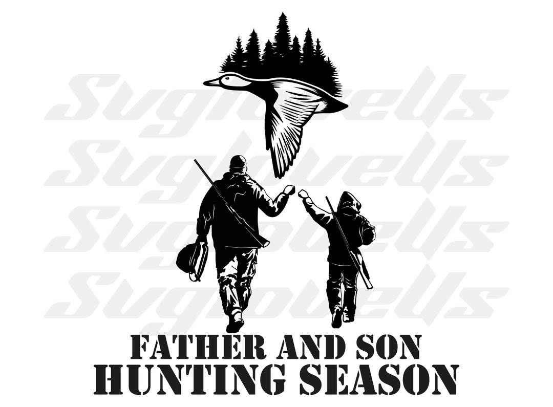 Father and Son Hunting Svg, Like Father Like Son, Father Day Svg, Daddy ...