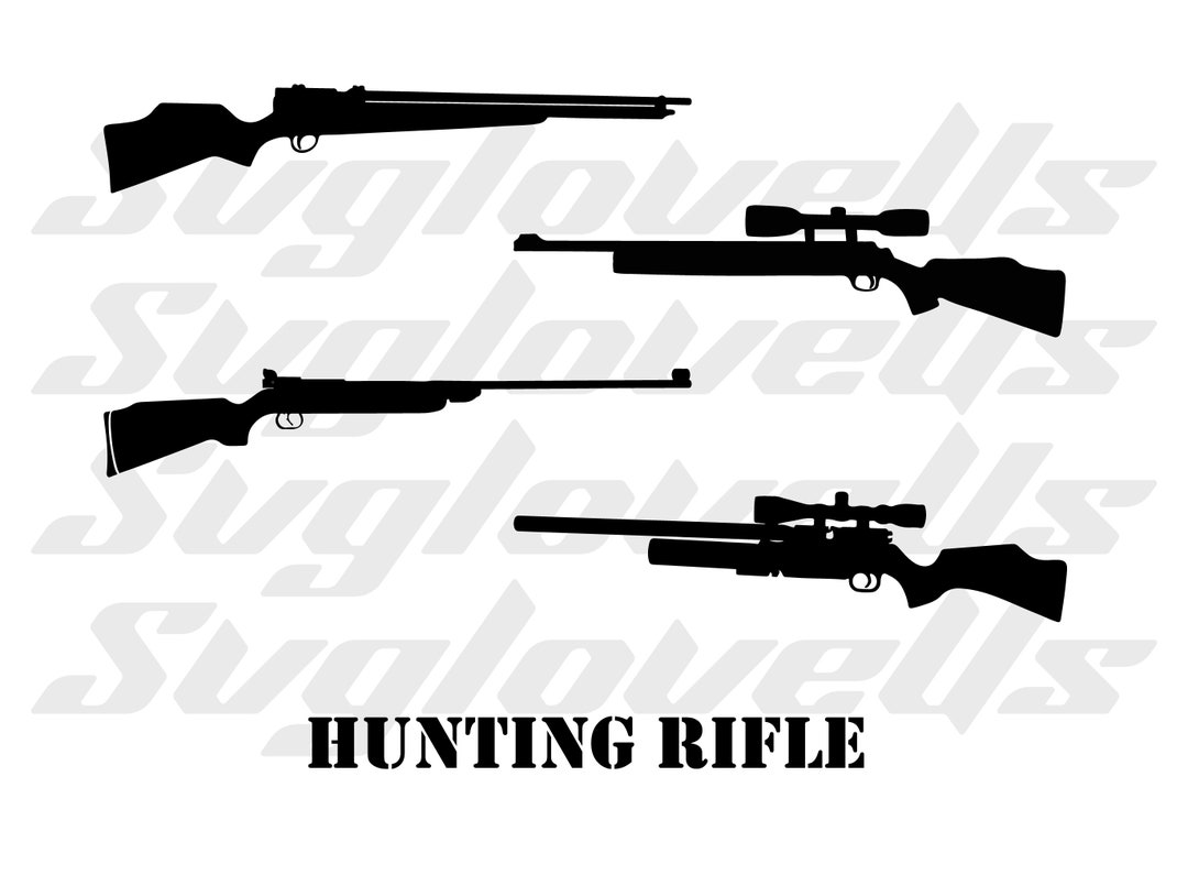 Hunting Rifle Svg Hunting Season Svg Camping Svg Eps Dxf - Etsy