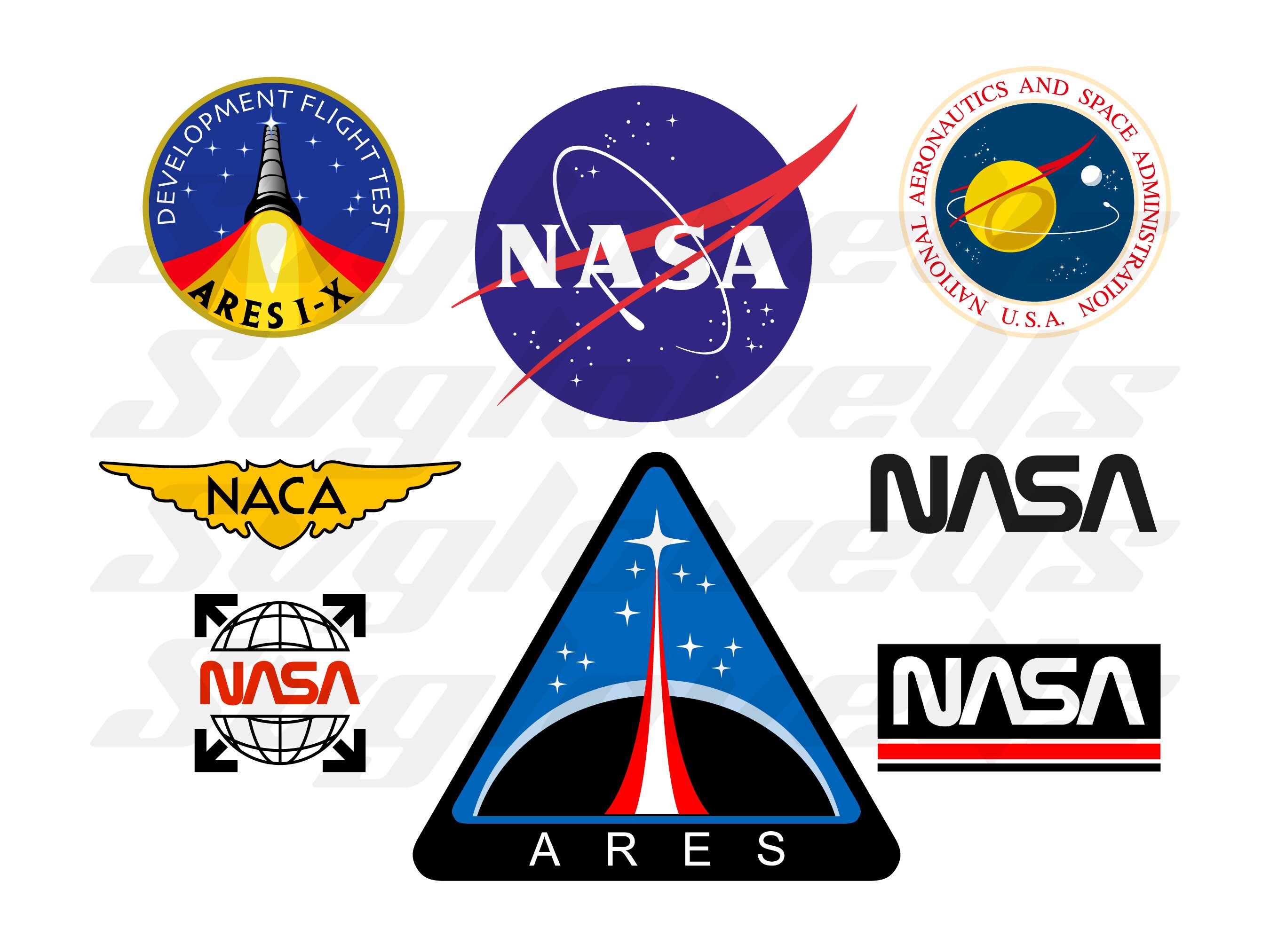 Space Svg, Nasa Svg, Design for Cricut, Svg, Png, Jpg,dxf, Eps, Files ...