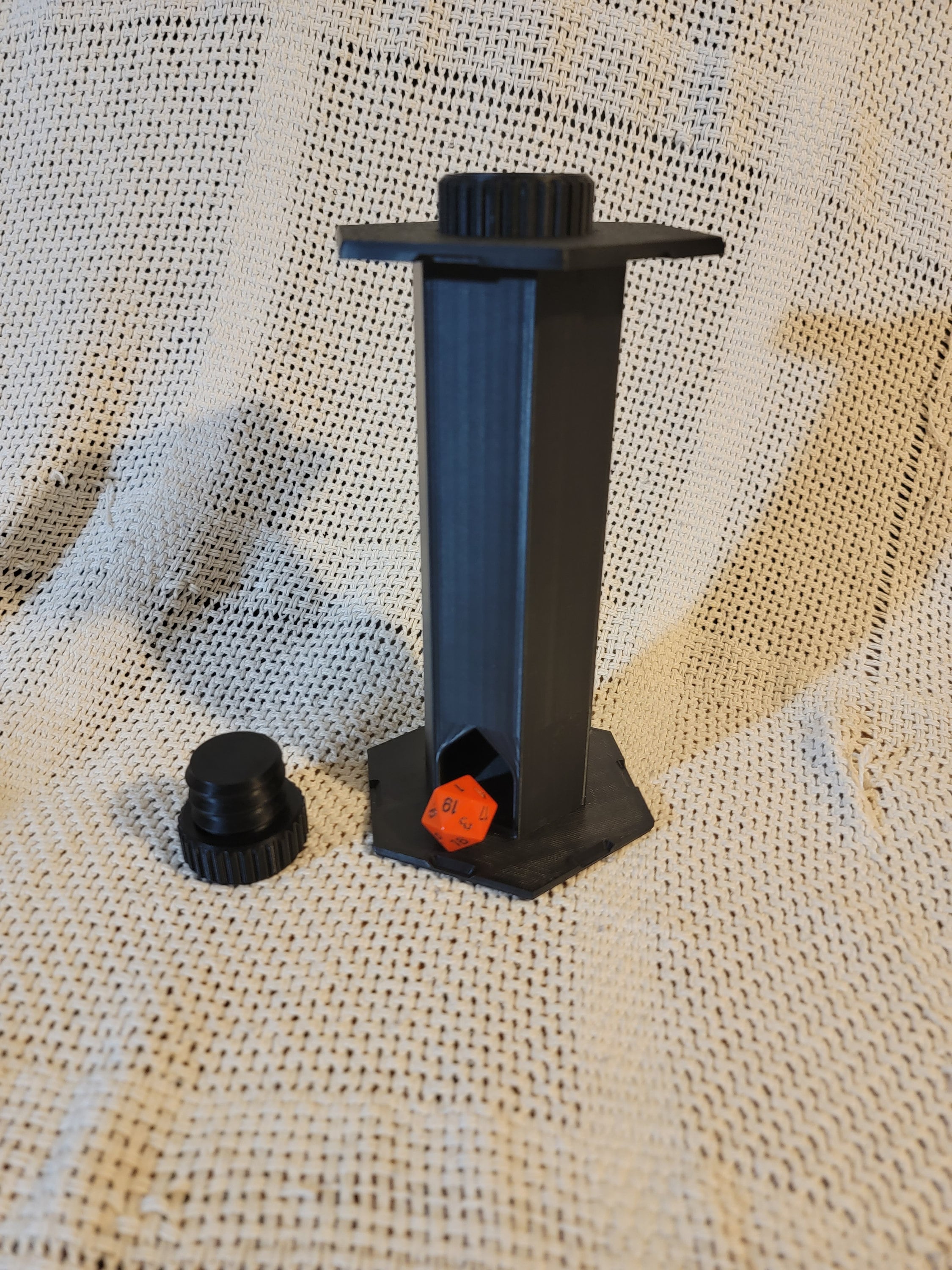 Roll up Dice Storage Box for 42 Dice With Built in Dice Tower ...