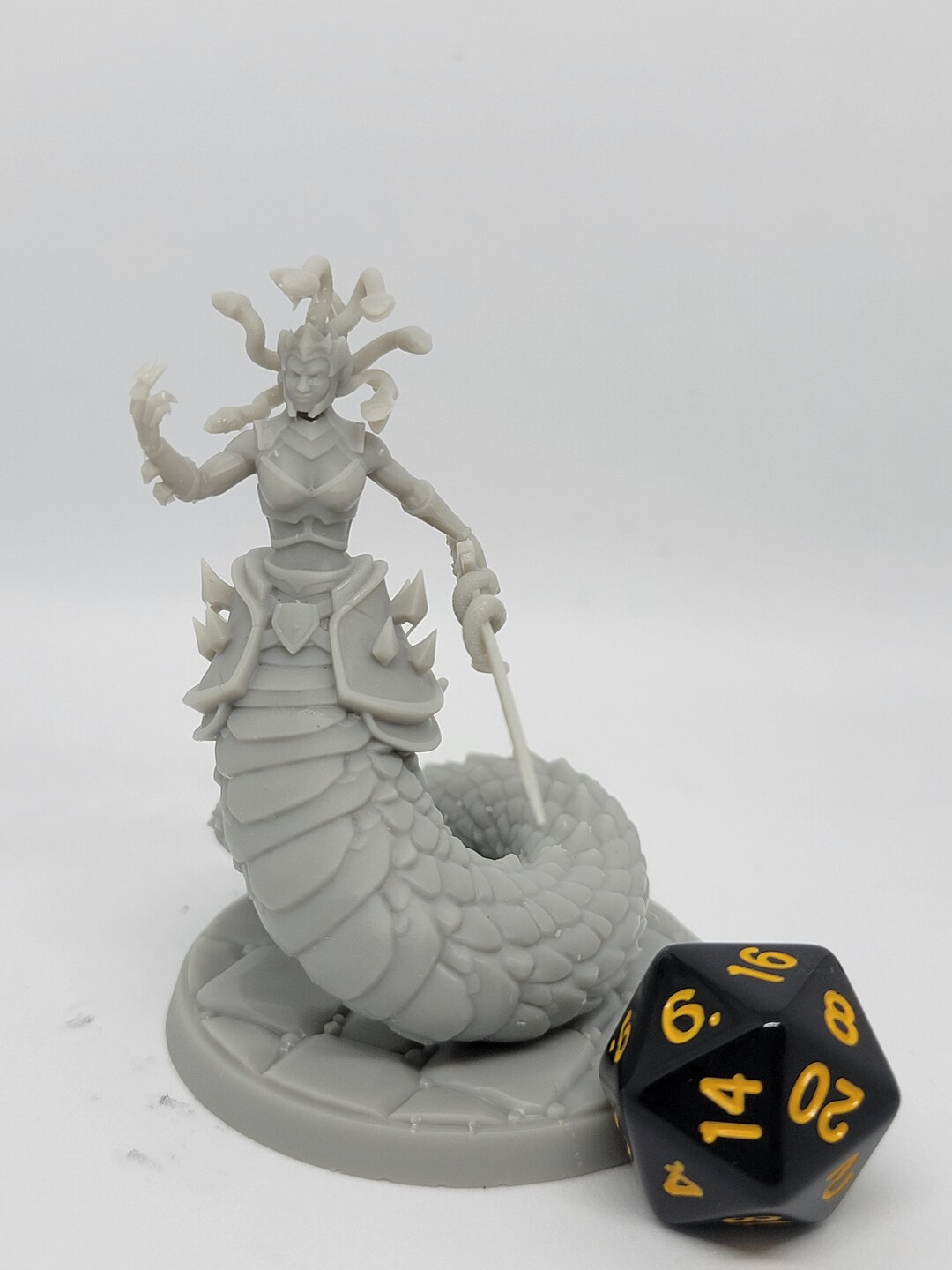 Medusa Miniature for RPG Games - Etsy