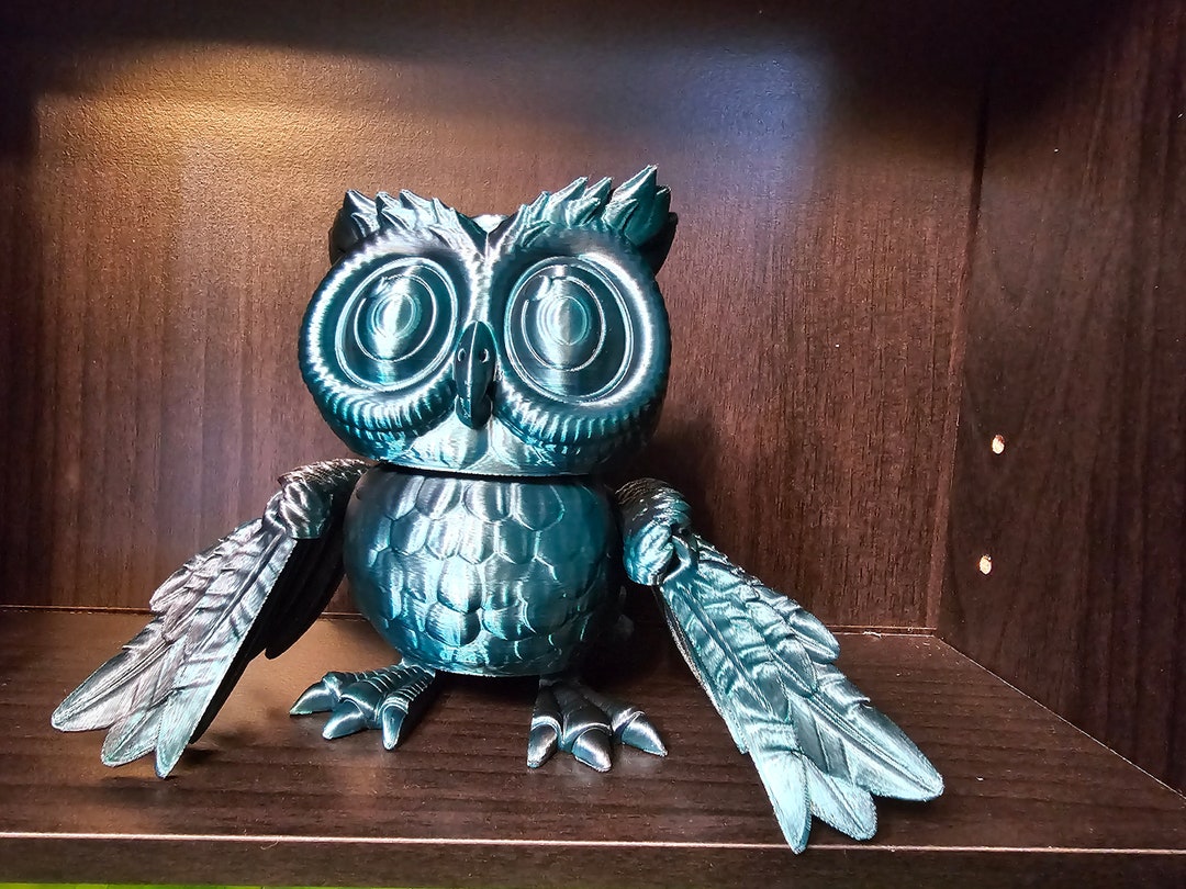 3D Flexi Articulated Owl | Authorized Flexi Factory Seller | Fidget ...