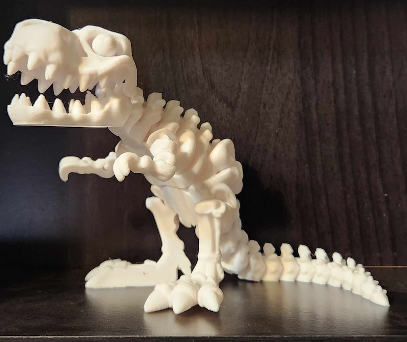 Flexible T-rex Dinosaur Skeleton - Etsy