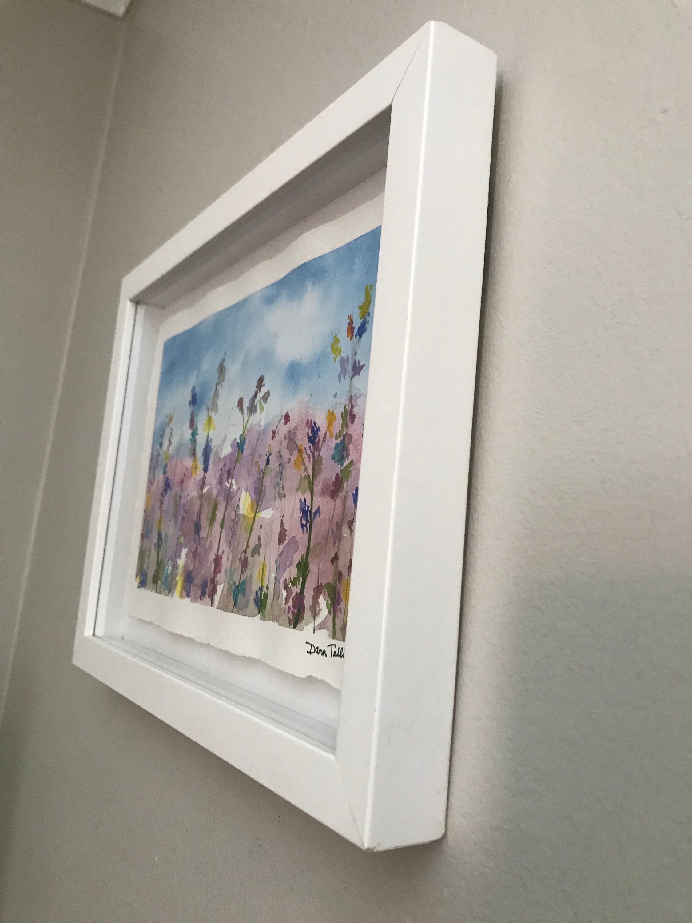 Wild Flowers, Original Water Color Painting - Etsy