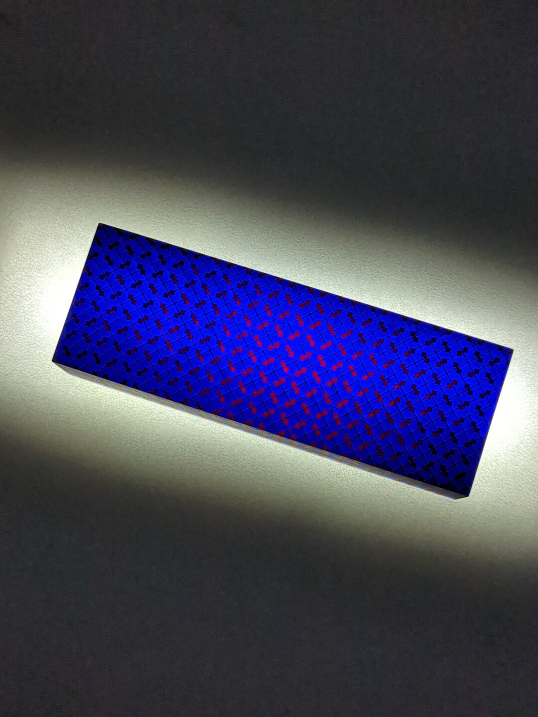 Small Geometric Pattern. Epoxy Resin Material. Jewelry, Knife, Pen and ...