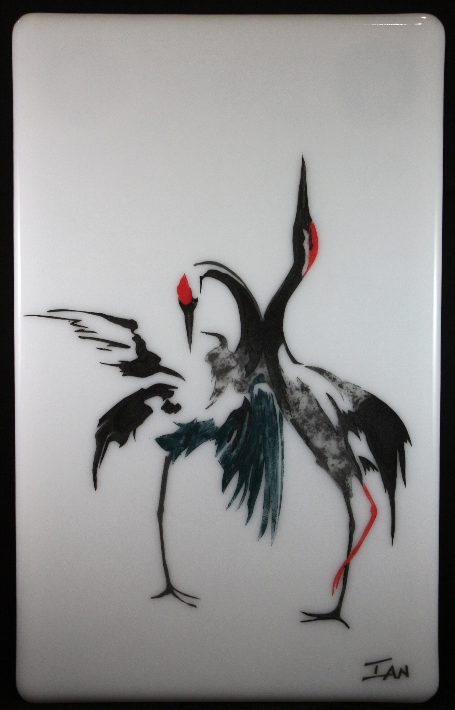 The Dance- Unique Fused Glass Artwork - Etsy