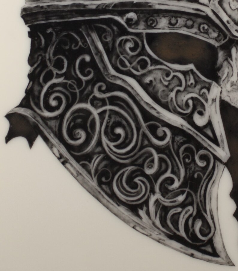 Odin's Helm- Unique Fused Glass Artwork - Etsy