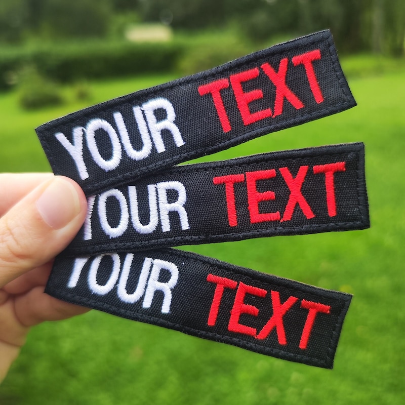 Custom Velcro Name Tag - Etsy