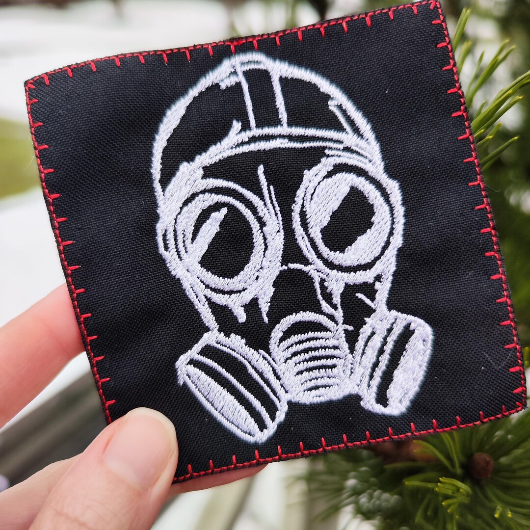 Retro Gas Mask Patch, Cyberpunk Patch, Apocalypses Punk Patch Sew On ...