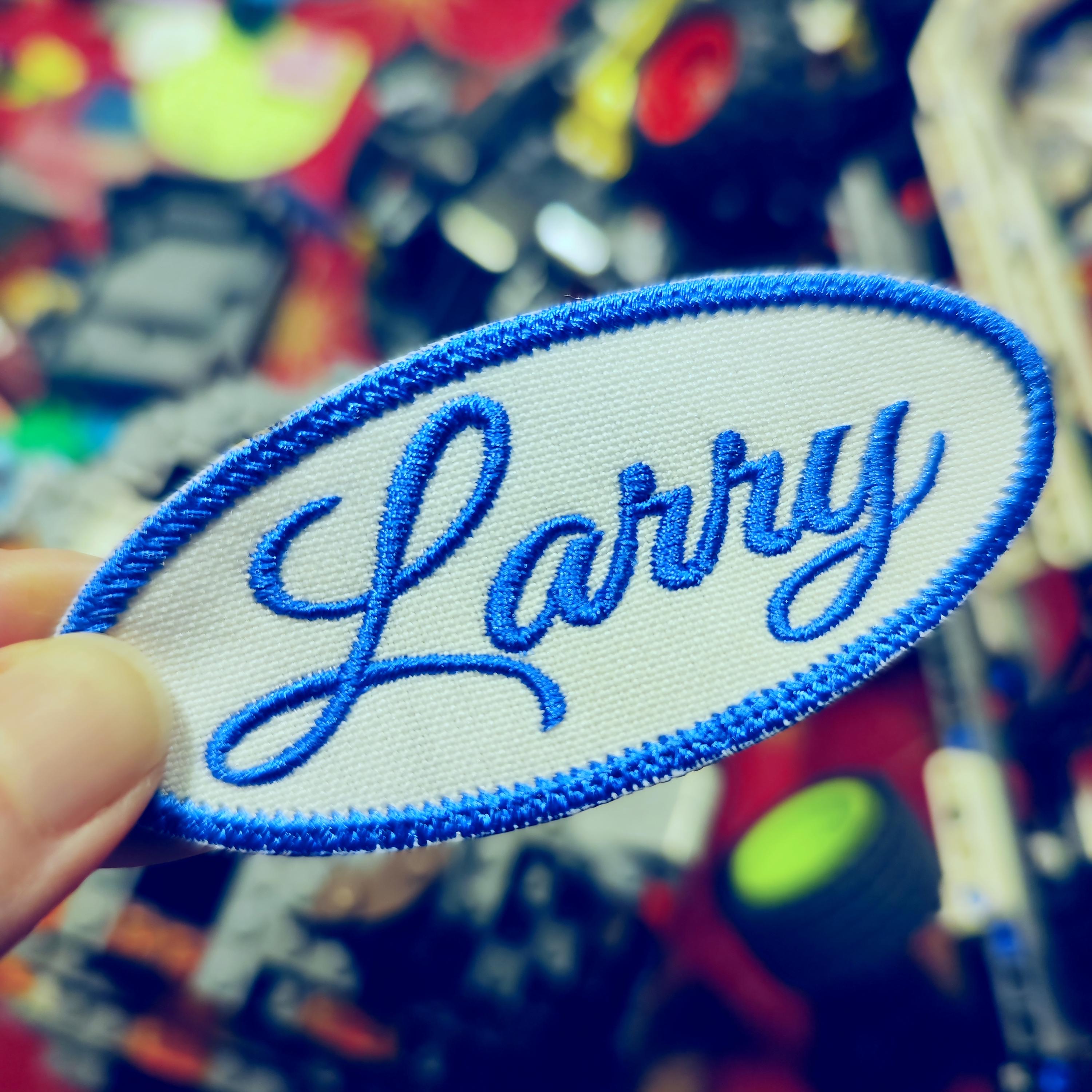 Oval Logo Name Badges Quickbadge.co.uk Custom Personalised Oval