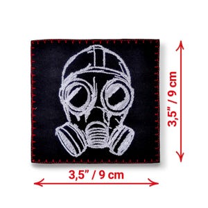 Retro Gas Mask Patch, Cyberpunk Patch, Apocalypses Punk Patch Sew On ...