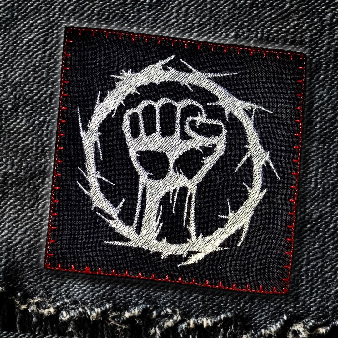 Embroidered Fist Patch: Protest Punk Style Sew-on Applique - Etsy