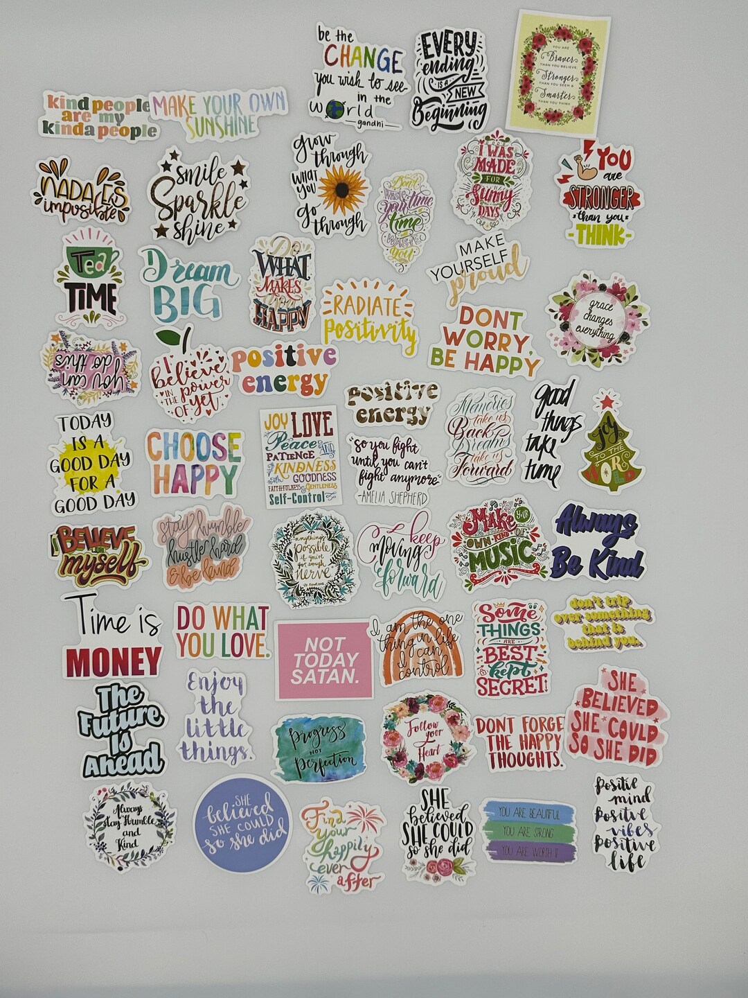 10 Random Sticker Pack - Spread Joy and Inspiration With Our Positive ...