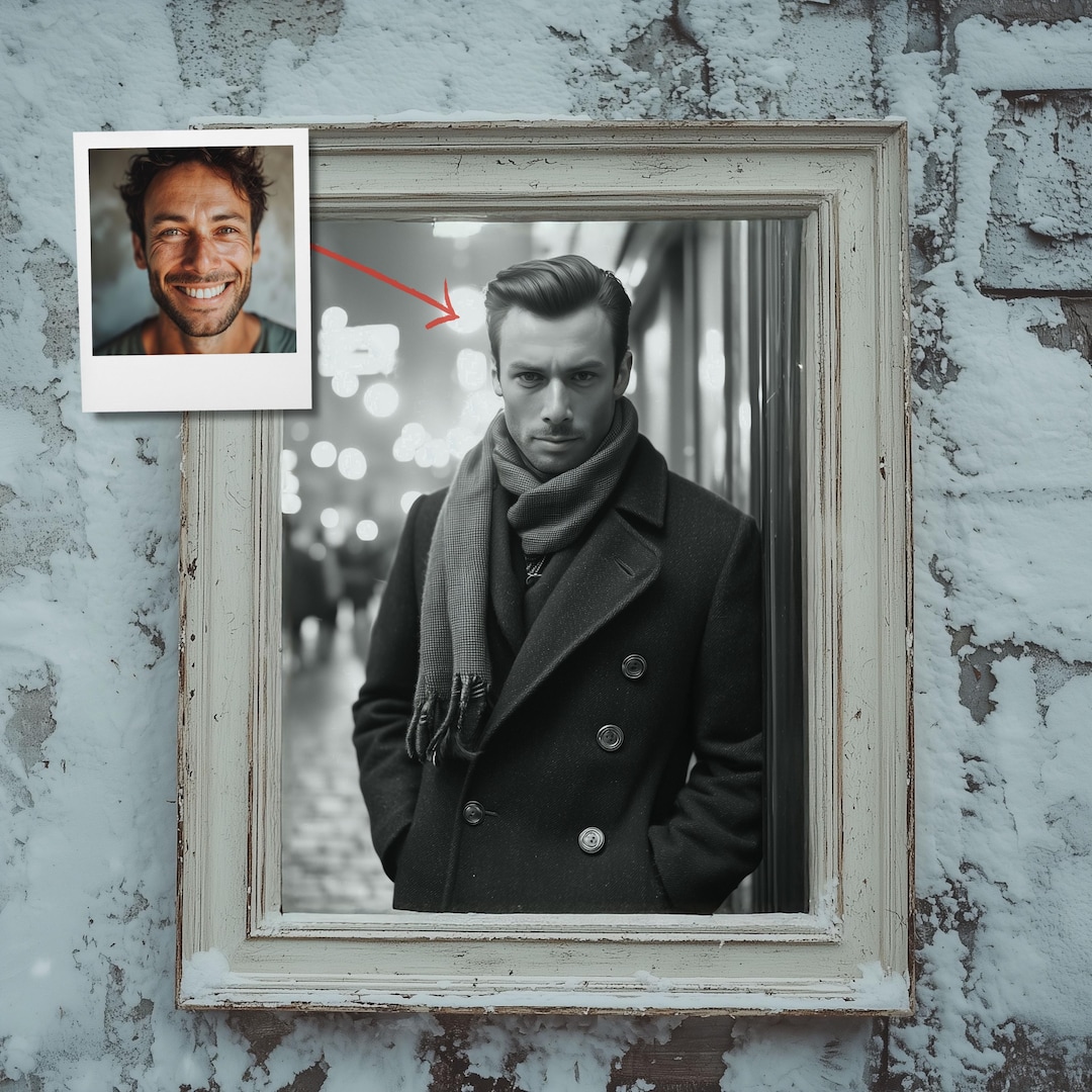 Custom 1960s Soviet Spy Portrait From Photo - Personalized Winter ...