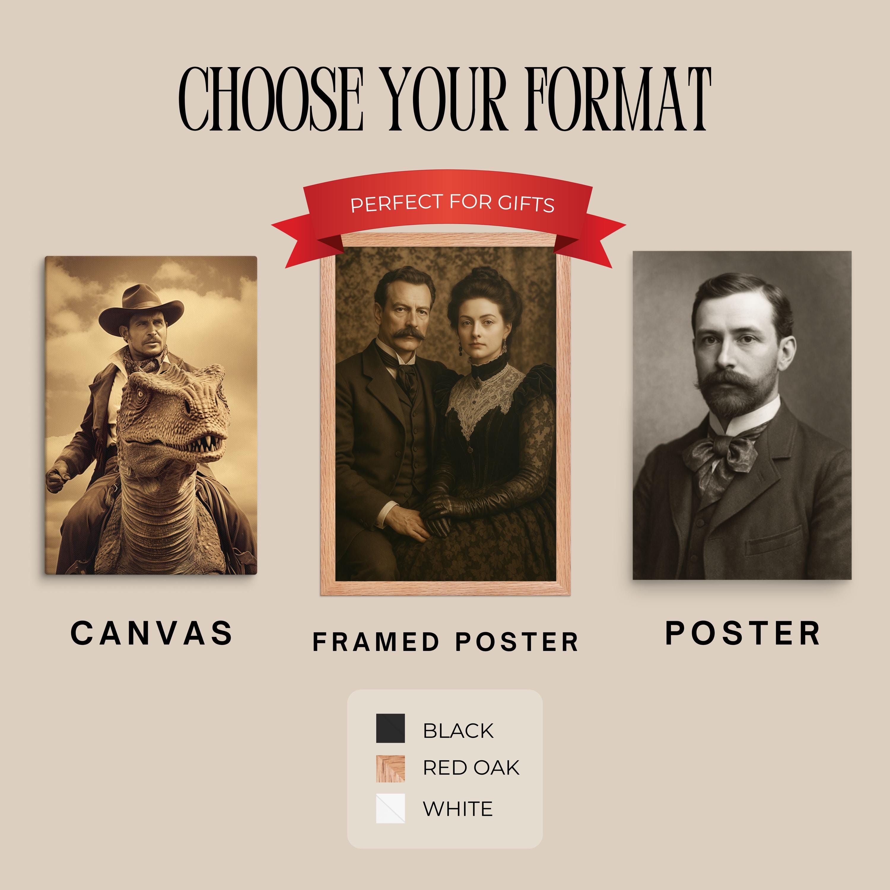 Personalized Vintage Racing Driver Portrait From Photo, Classic ...