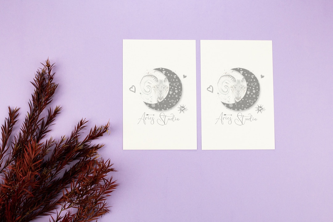 Two 4x6 Invitation Simpie Card Mockup Paper Model Party - Etsy