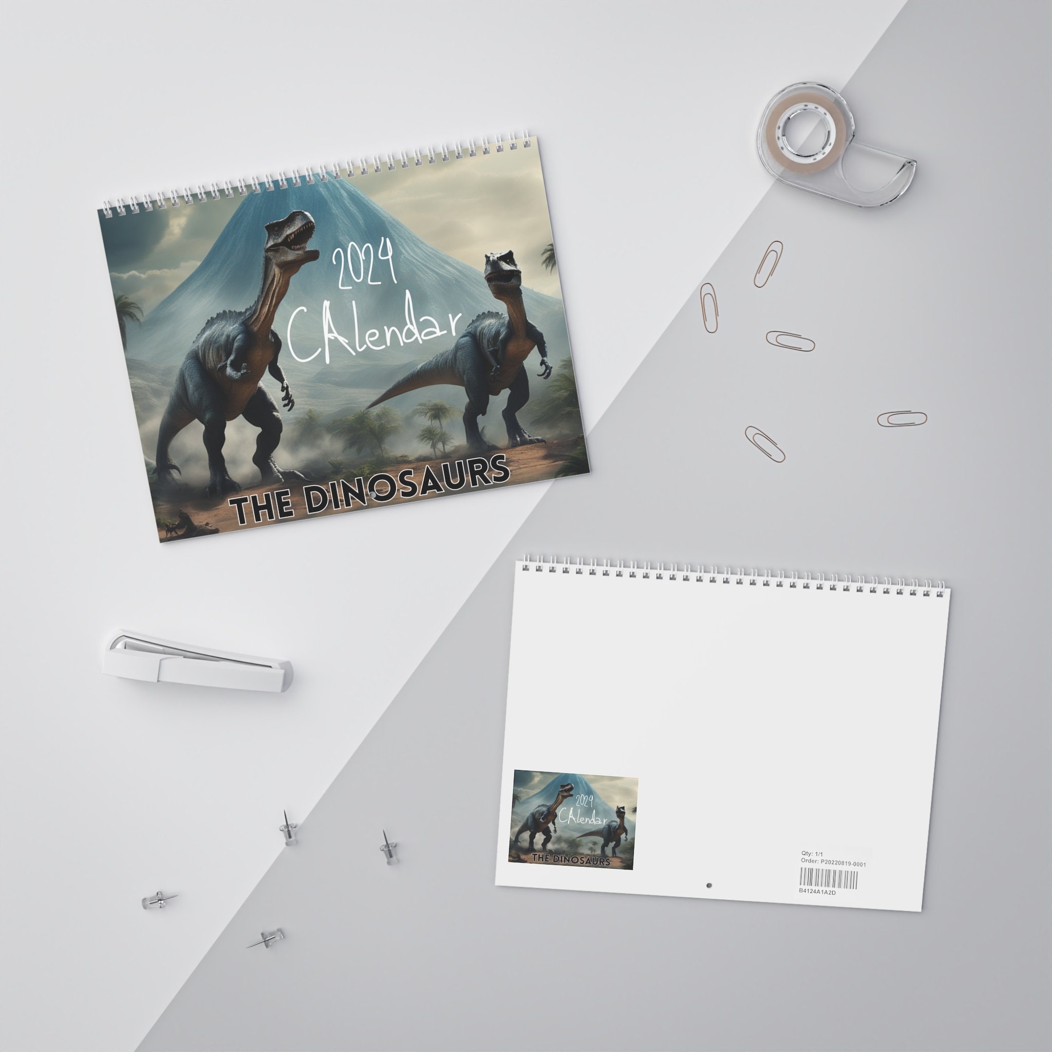 El Calendario de Dinosaurios 2024 ve lo mejor del Mundo - Etsy México