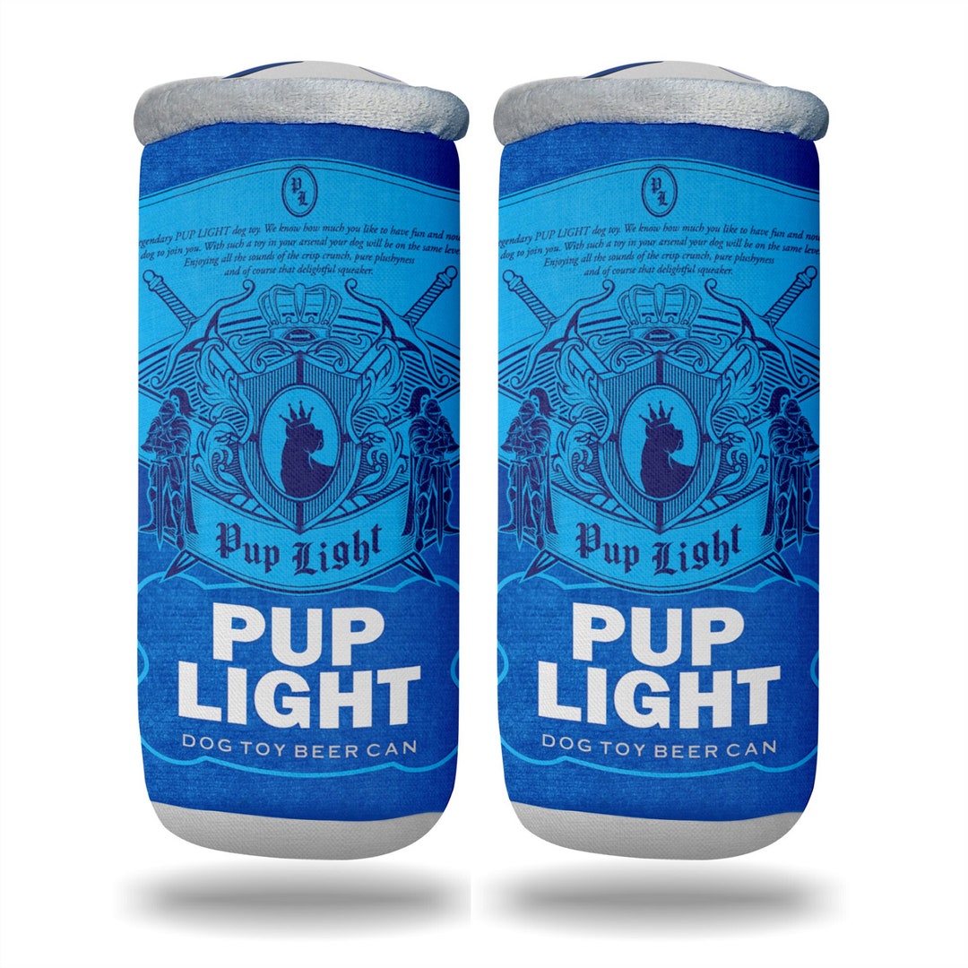 Pup Light Dog Toy Beer Can (2-pack) - Etsy