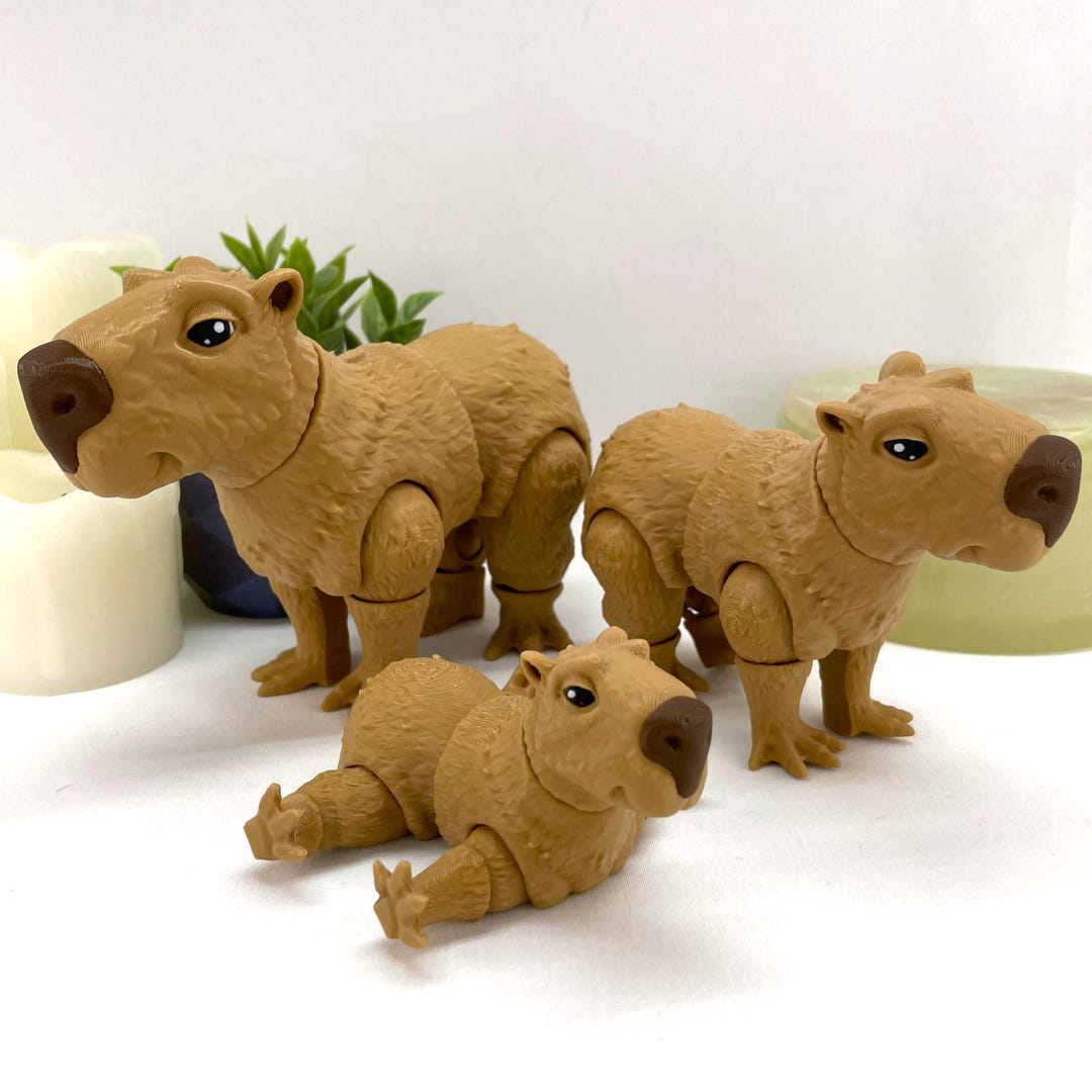 Articulated Capybara Flexi | Cool Animal Figures, Durable High Quality ...