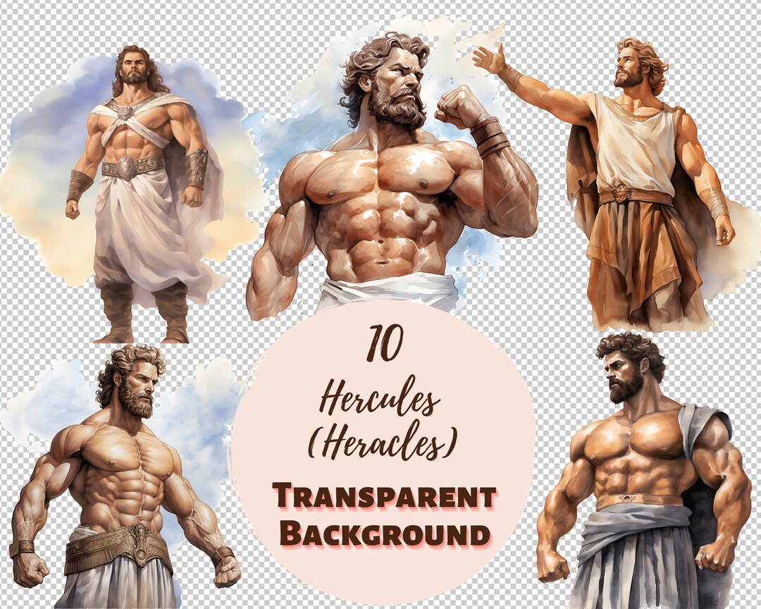Hercules (heracles) Design Bundle - PNG Transparent Clipart Collection ...
