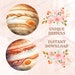 Planet Jupiter Clipart Bundle Transparent PNG Collection, Digital ...