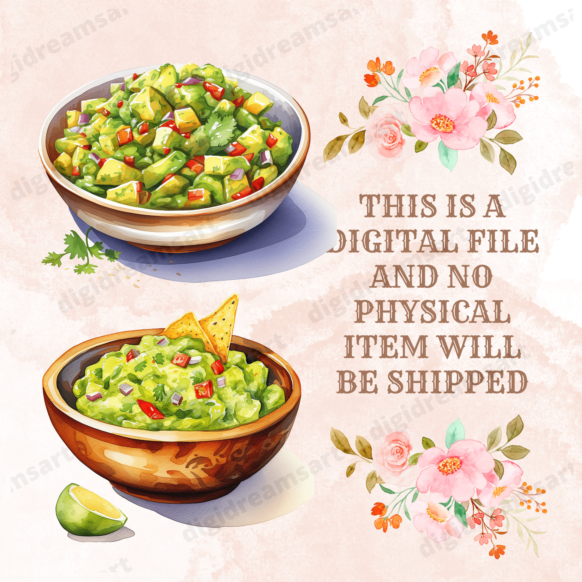 Mexican Food Mega Bundle 50 PNG Clipart Transparent PNG Collection ...