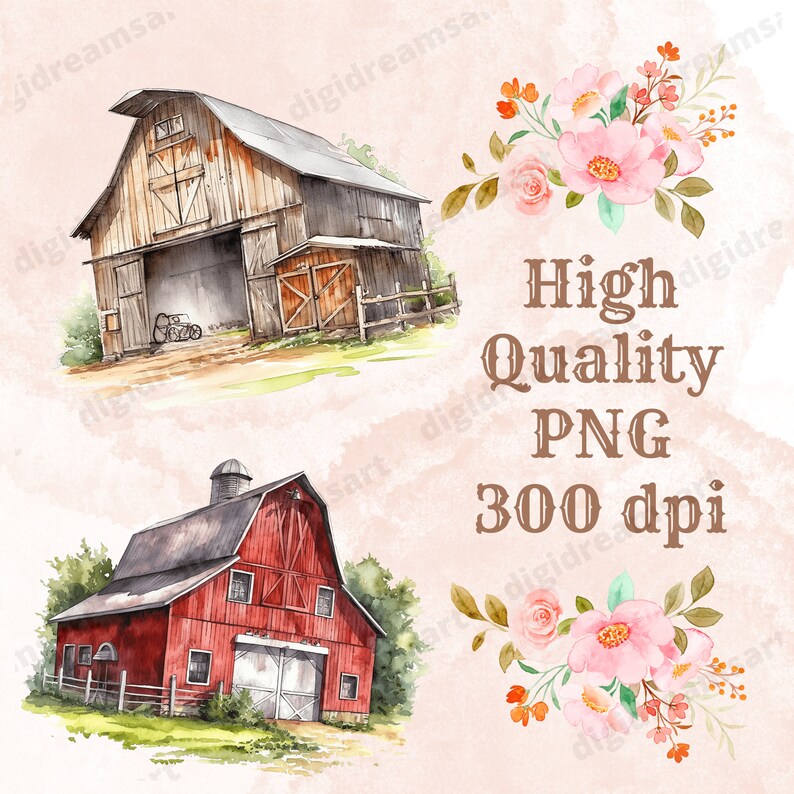 Farm Mega Bundle 50 PNG Clipart Images Transparent PNG Collection ...