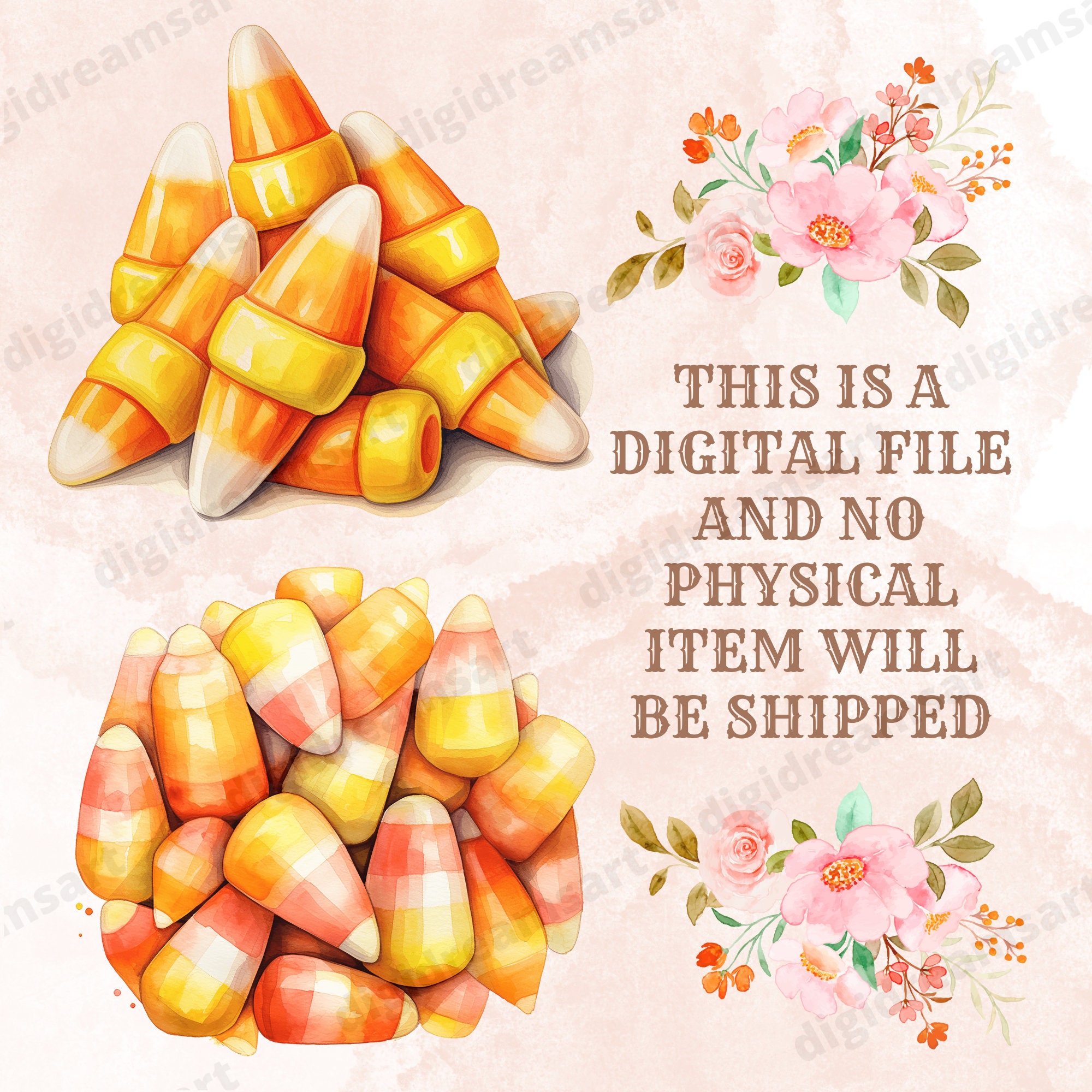 Halloween Candy Corn Clipart Bundle Transparent PNG Collection ...