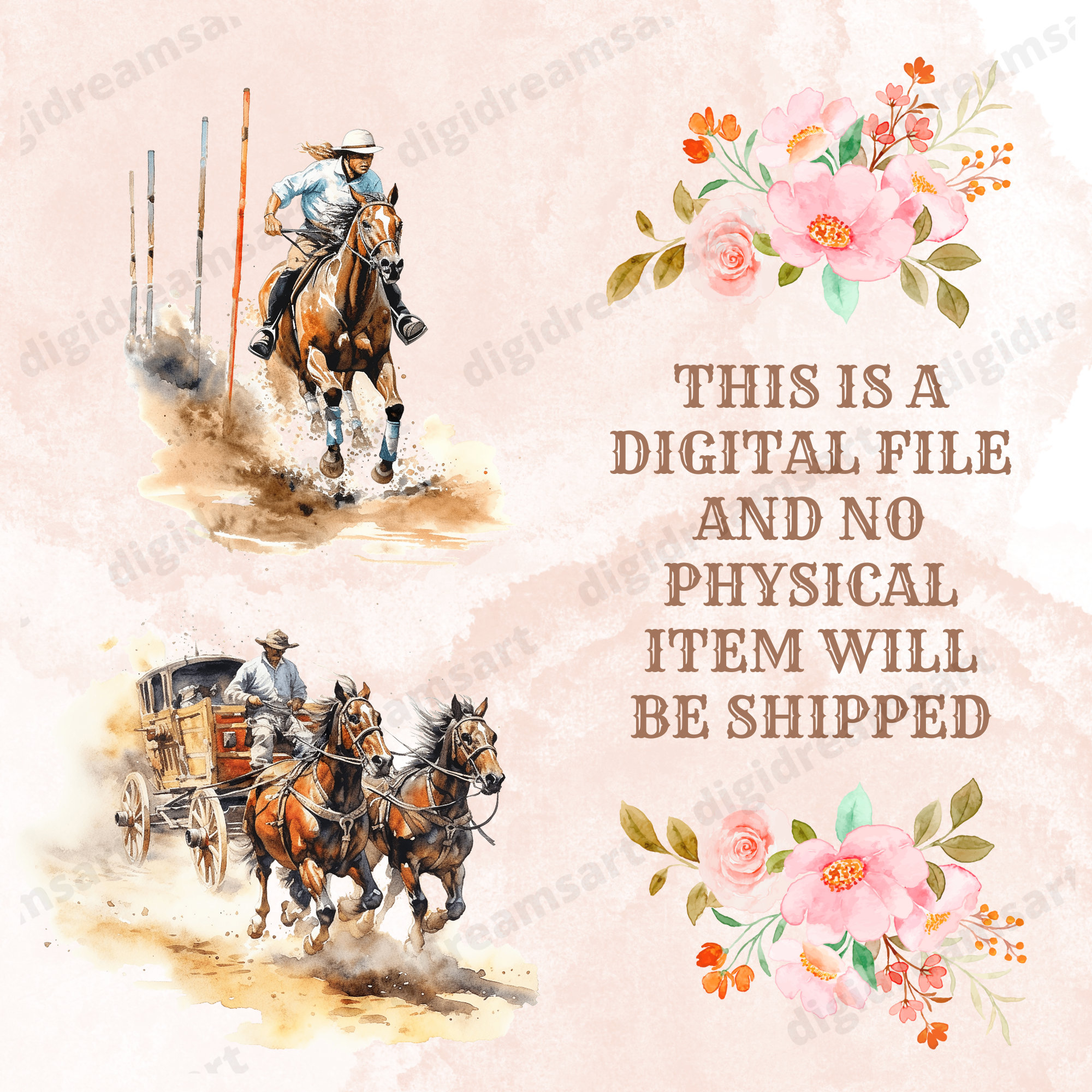 Rodeo 1nd and 2nd Collection Mega Bundle 100 PNG Clipart - Etsy