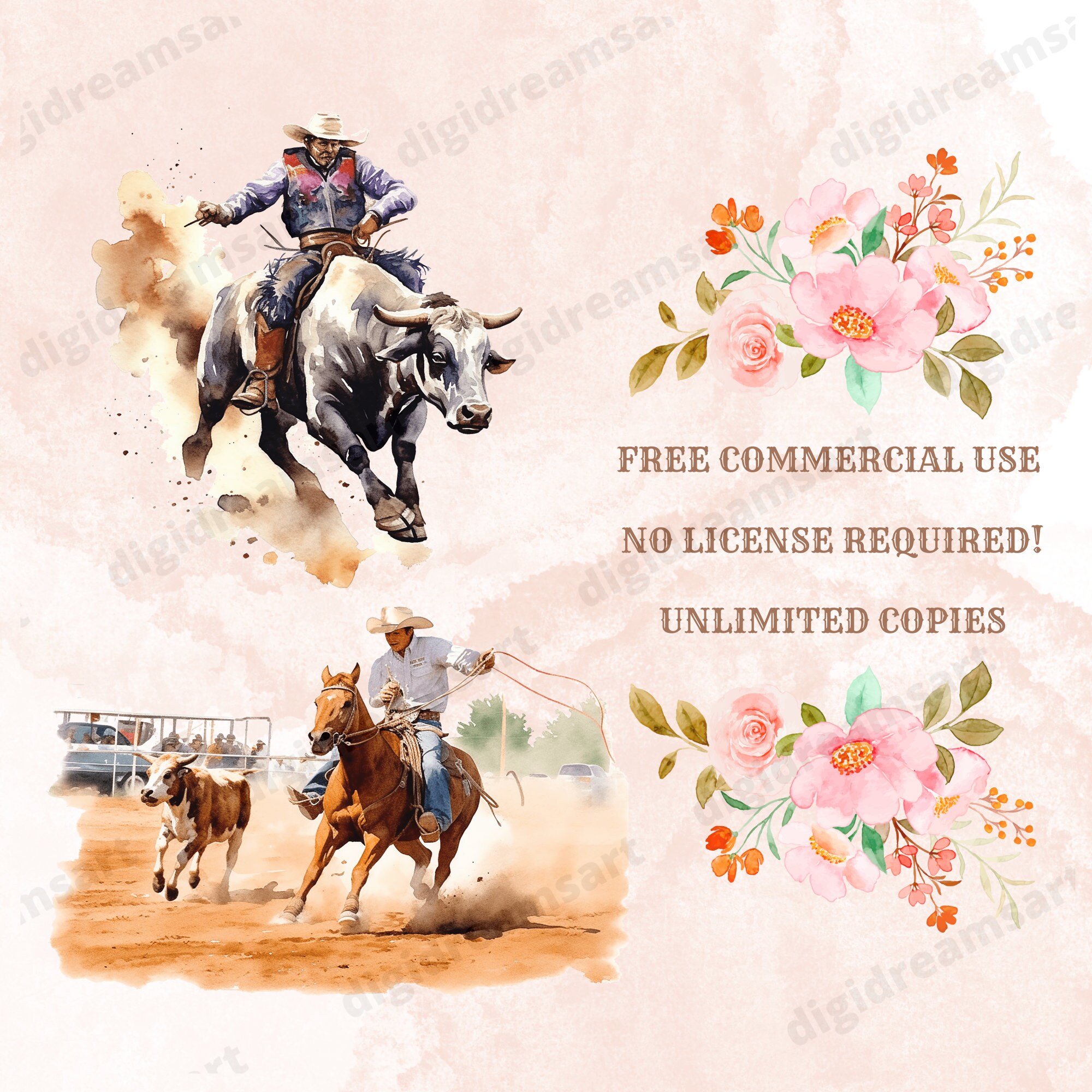 Equestrian Sports and Rodeo Mega Bundle 100 PNG Clipart Transparent PNG ...