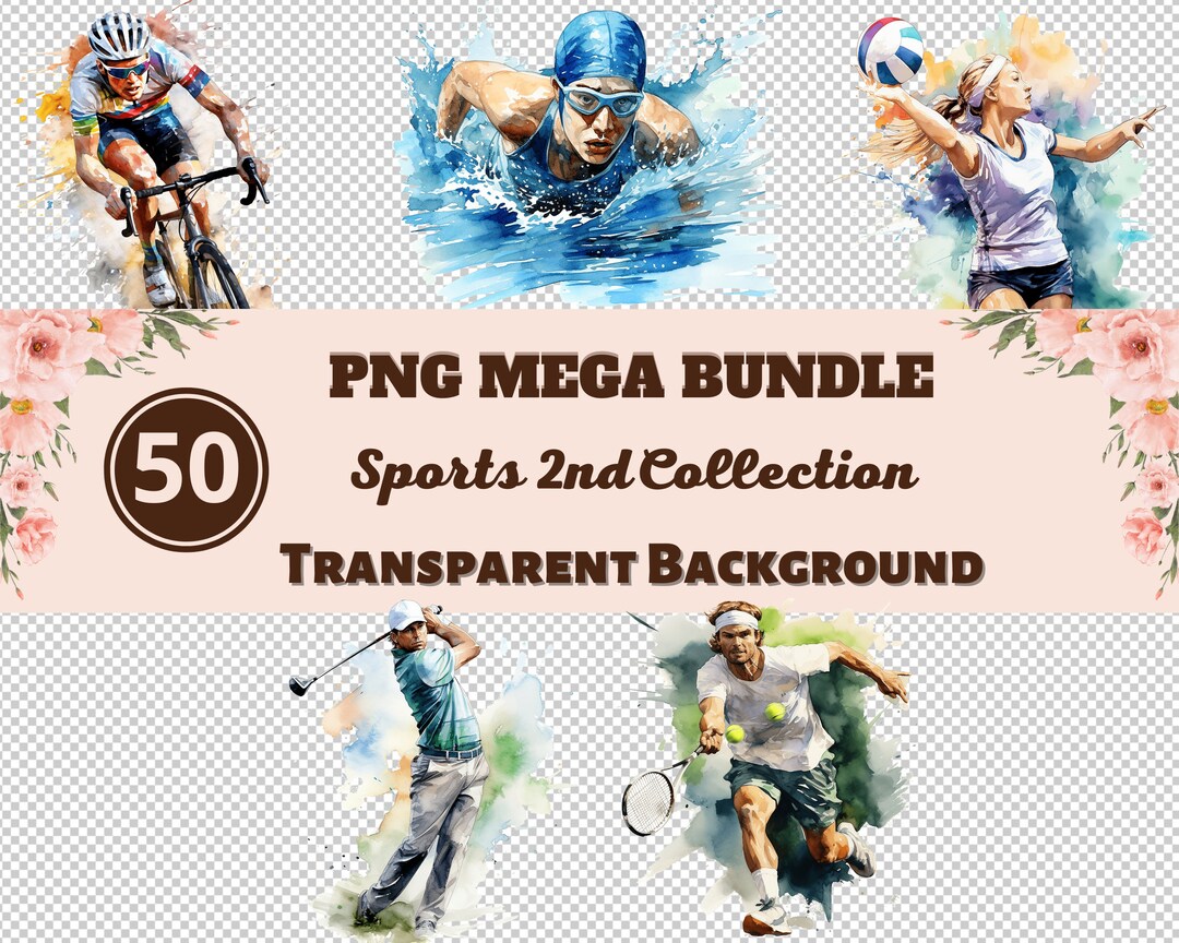 Sports 2nd Collection Mega Bundle 50 PNG Clipart Transparent PNG ...