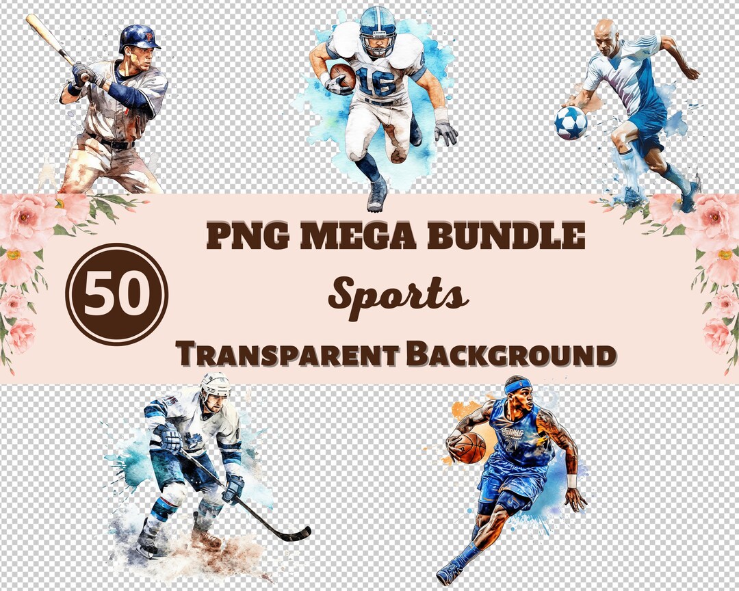 Sports Mega Bundle 50 PNG Clipart Images Transparent PNG Collection ...