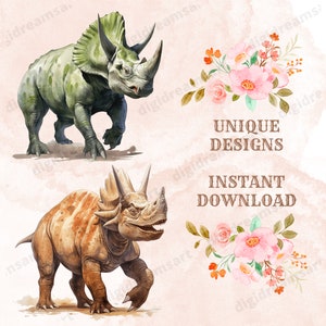 Dinosaurs Mega Bundle 50 PNG Clipart Transparent PNG Collection ...